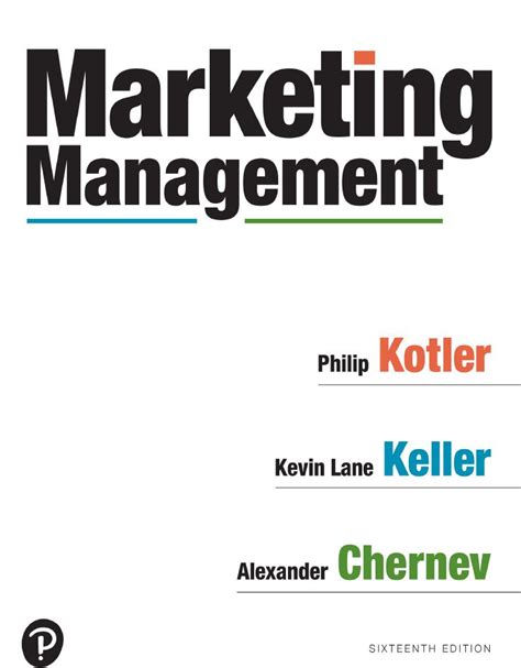 Marketing Management 16th 16e Philip Kotler Kevin Lane Keller