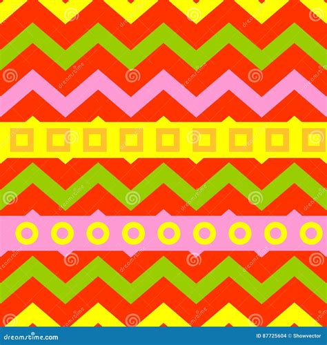 Abstract Vector Lines Background Seamless Pattern Stock Vector