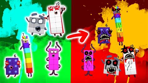 Numberblocks Season 7 New 678910 As Horror Version Youtube