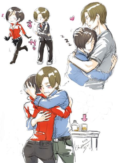 Fanart Capcom Biohazard Residentevil Leon Ada Personagens De