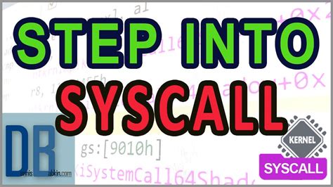 How To Step Into A Syscall With A Debugger Via Kernel Binary Patch