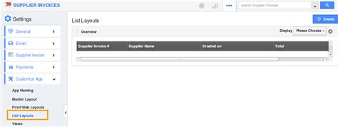 how do i customize list layout with my preferred column sets in