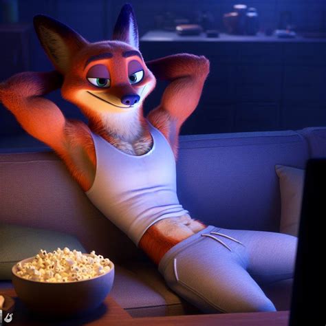 Relaxing Nick Wilde 3 By Robofoxbox On Deviantart
