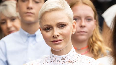 Princess Charlene Of Monaco Surprises In Bridal Outfit After Home