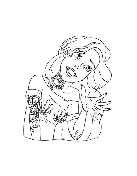 Badass Tattoo Coloring Page Free Printable Pdf