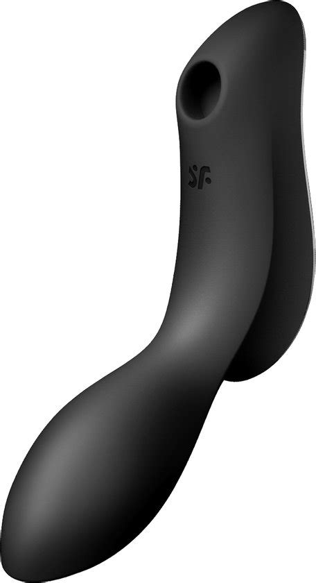 Satisfyer Curvy Trinity 2 - Inbrengbare Air Pulse Vibrator black | bol