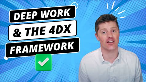 Deep Work The Dx Framework Getting Marketing Results With The