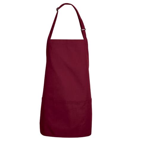 Premium Short Bib Apron Maple Shield Uniforms