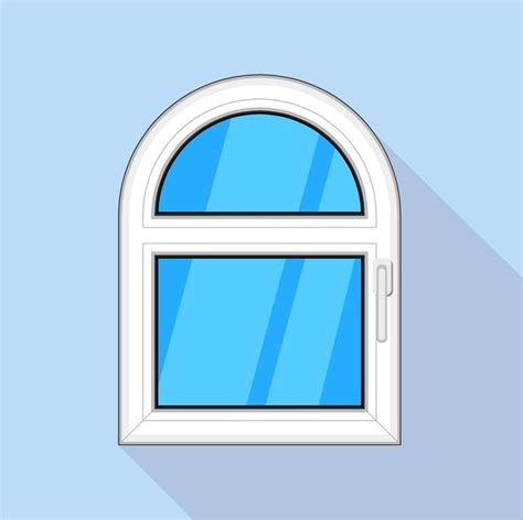 Premium Vector Arched Window Icon Flat Illustration Of Arched Window