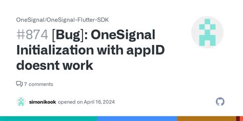 Bug Onesignal Initialization With Appid Doesnt Work · Issue 874 · Onesignalonesignal