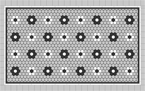 Hexagon Pattern 4 Renditions Tiles