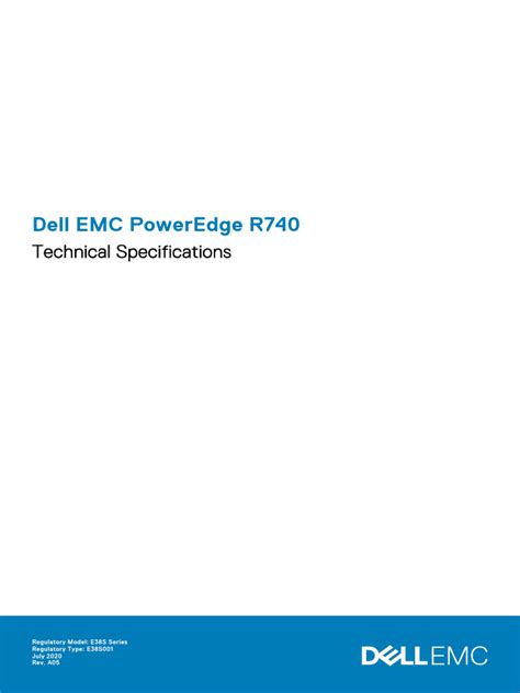 Poweredge R740 Reference Guide3 En Us Pdf Humidity