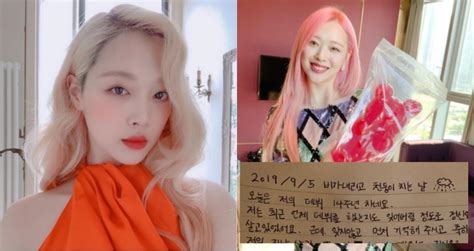 Sulli Thanks Fans Who Encouraged Her To Live In Heartbreaking Last Note On Instagram