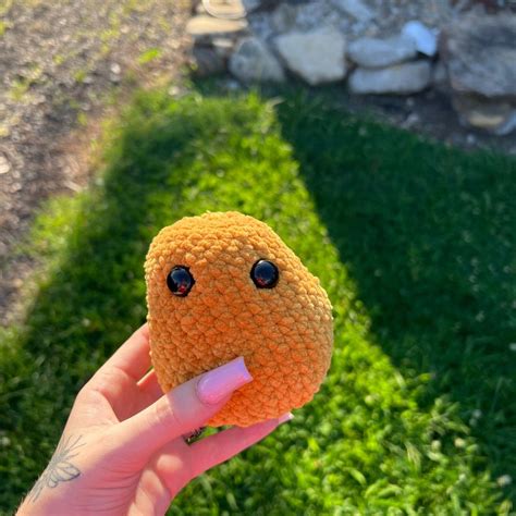 Chicken Nugget Plushie Etsy