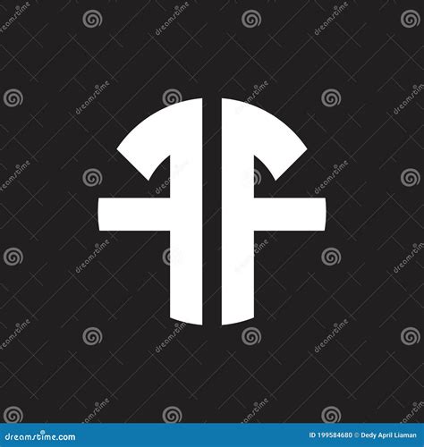 FF White Logo Vector Illustration For Profesional | CartoonDealer.com ...