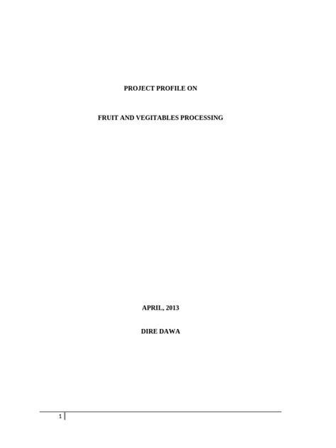 Fruit Processing Pdf