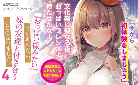 Amazon co jp おっぱい揉みたいって叫んだら妹の友達と付き合うことになりました4 角川スニーカー文庫 凪木 エコ