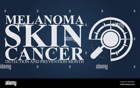 Skin Cancer Awareness Prevention Detection And Action Stock Vector Image And Art Alamy