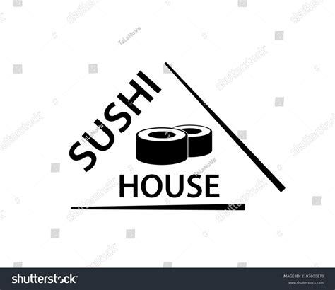 Sushi Bar Food Logo Japanese Vector Stock Vector Royalty Free