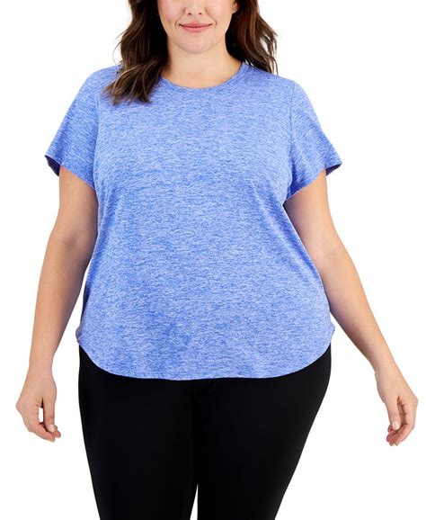 Id Ideology Plus Size Rapidry Raglan Sleeve T Shirt Created For Macys