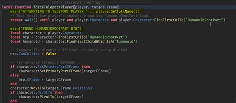 Script Teleports Everyone Except The Owner Scripting Support