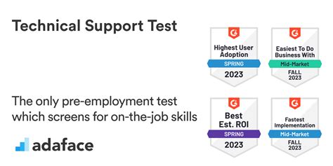Technical Support Test Candidate Screening Assessment Adaface