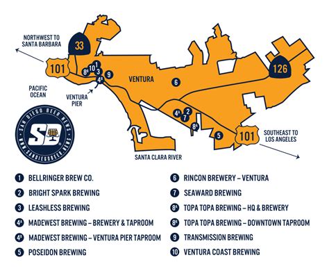 Ventura California Brewery Guide 2024 X Games Edition San Diego Beer News®