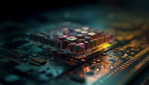 Premium Ai Image Complexity Of The Electronics Industry Captured In