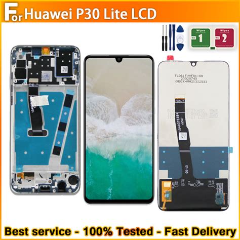 For P30 Lite Mar Lx1m Lx1a Lx2 L21mea Lx3a Lcd Display Touch Screen For