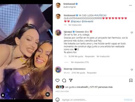 La Joaqui Y Tini Stoessel Mostraron Un Adelanto De Muñecas” Y