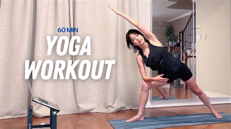 60min Intermediate Power Yoga For Weight Loss 1시간 다이어트 전신 요가 Youtube