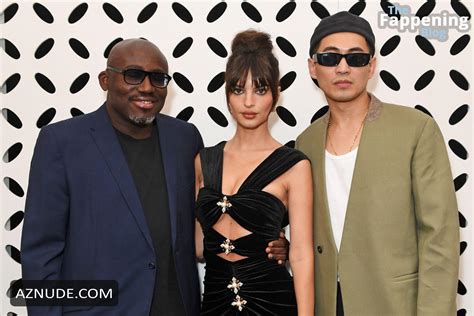 Emily Ratajkowski Sizzles In Sexy Black Dress At British Vogue X Self