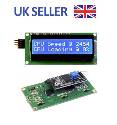 1602 16x2 Lcd Display Iici2ctwispi Serial Interface Module For