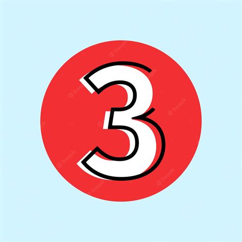 Premium Vector Number