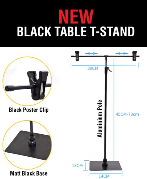 Table Top T Shape Poster Stand Udo Basic Applied