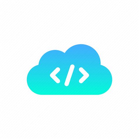 web programming cloud computing coding data network icon