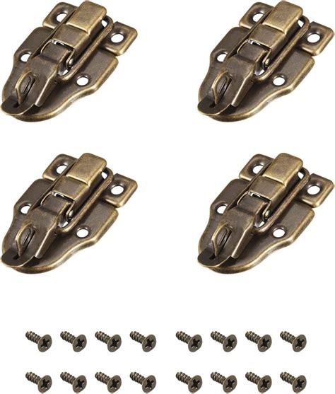 METALLIXITY Toggle Catch Lock Mm X Mm Pcs Iron Hasp Latches For Cabinets Boxes