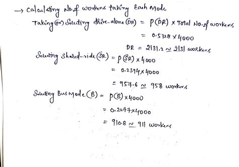 Solved Chap 8 Travel Demand And Traffic Forecasting Part 2 1 Learning Course Hero