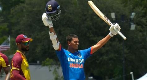 Watch Yashasvi Jaiswal Slams His Maiden Half Century With A Boundary In IND Vs WI 4th T20I