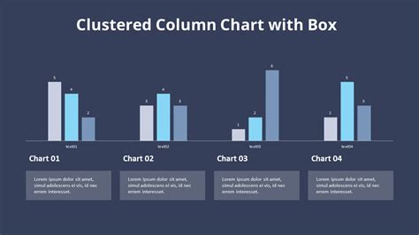 4 clustered column chart list