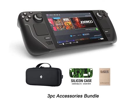 Valve Steam Deck 1tb Handheld Gaming Console With Carring Case
