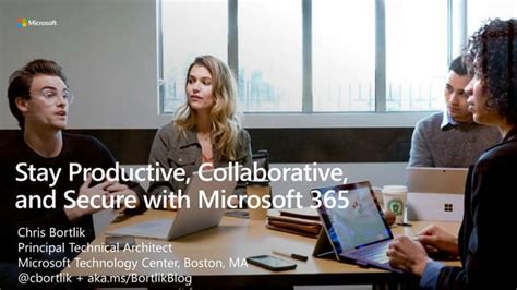 Stay Productive Collaborative And Secure With Microsoft 365 Ppt