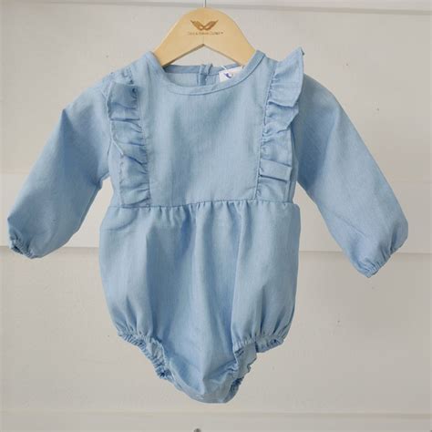 Ruffle Bubble Romper Etsy