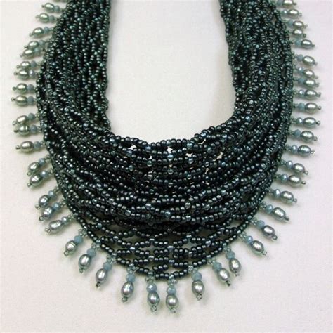 Netted Necklace Etsy