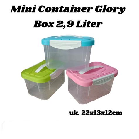 Jual Mini Box Container Mini Container Glory Box 2 9 Liter Shopee