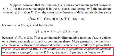 Real Analysis Proof That A Vector Valued Function Is Lipschitz Continuous On A Closed