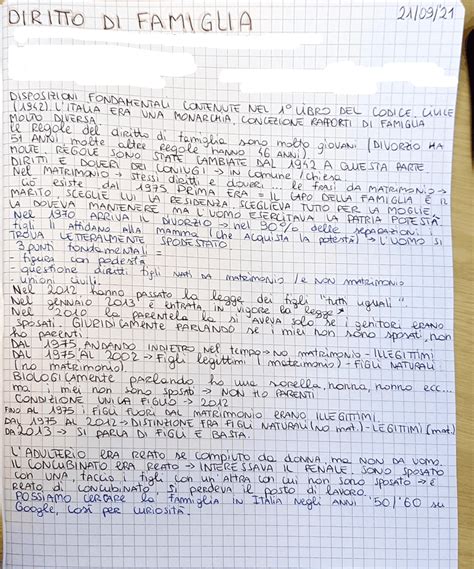 Appunti Prima Lezione Diritto Di Famiglia Docsity