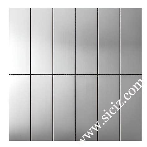 Rectangular Stainless Steel Mosaic Tile Siciz