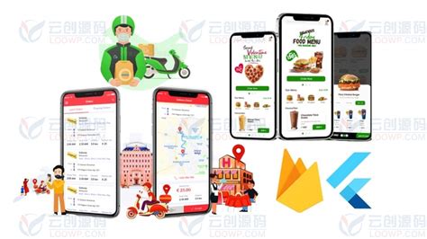 Flutter 30仿ubereats掌上订餐和送餐app云数据库开发视频教程 云创源码