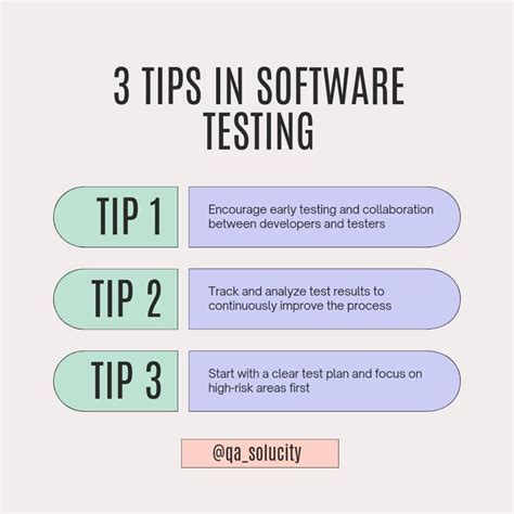 testing software tips newsfeed softwaretester linkedin… qa solucity